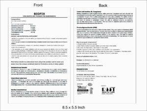 Probiotic Dry Powder for Suspension